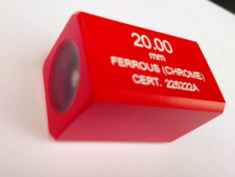Large Test Block - Ferrous Chrome (20.0mm) - IC Teststick